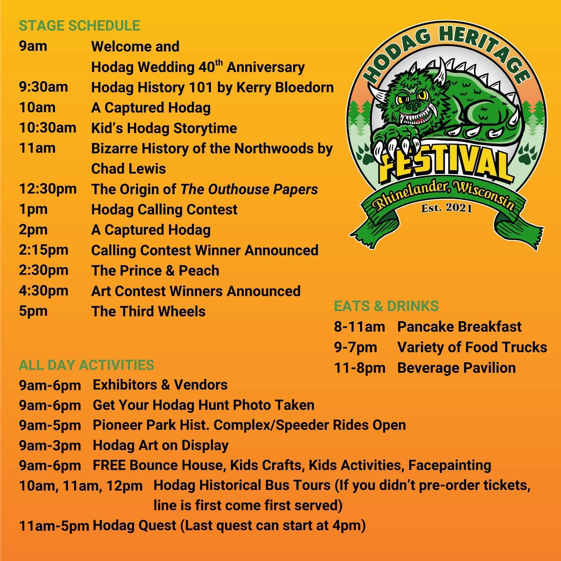 Hodag Heritage Festival - Rhinelander Chamber of Commerce
